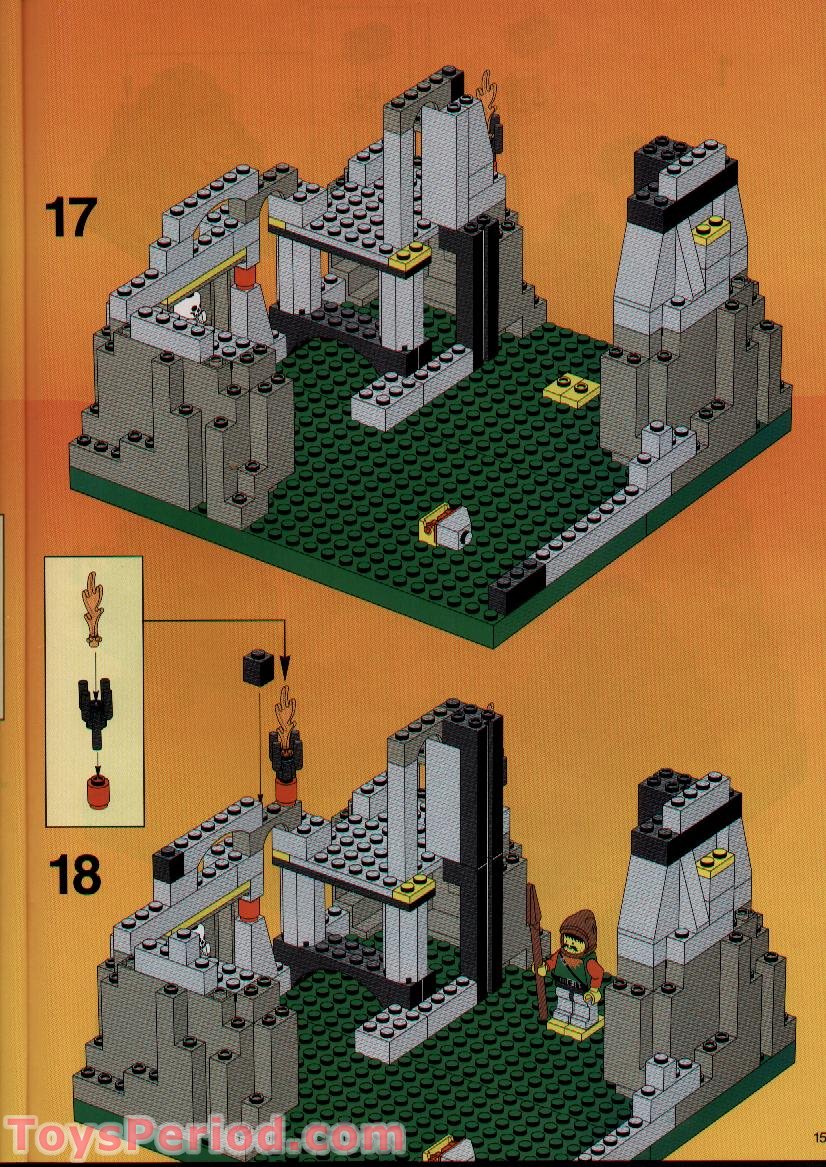 LEGO 6087 Witch's Magic Manor Instructions and Parts List