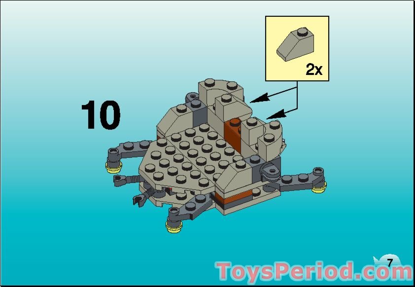 LEGO 6140 Crab - Sea Creeper Instructions and Parts List