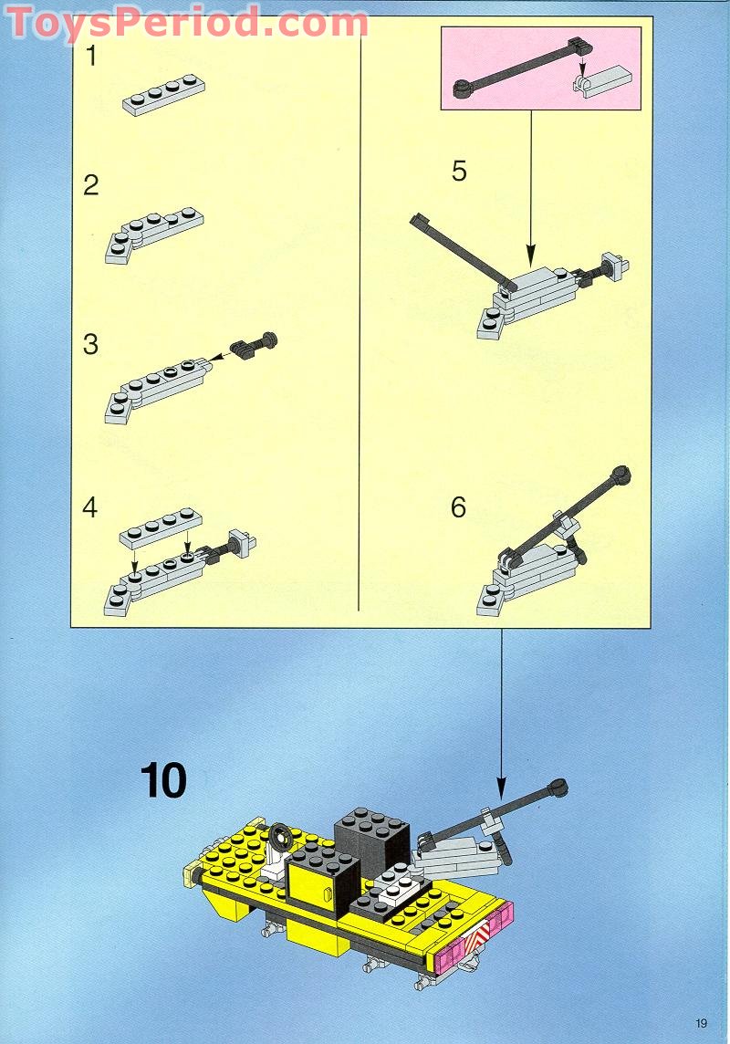 LEGO 6479 Emergency Response Center Instructions and Parts List