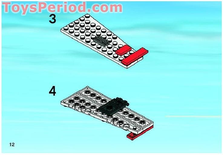 LEGO 7643 Air Show Plane Instructions and Parts List