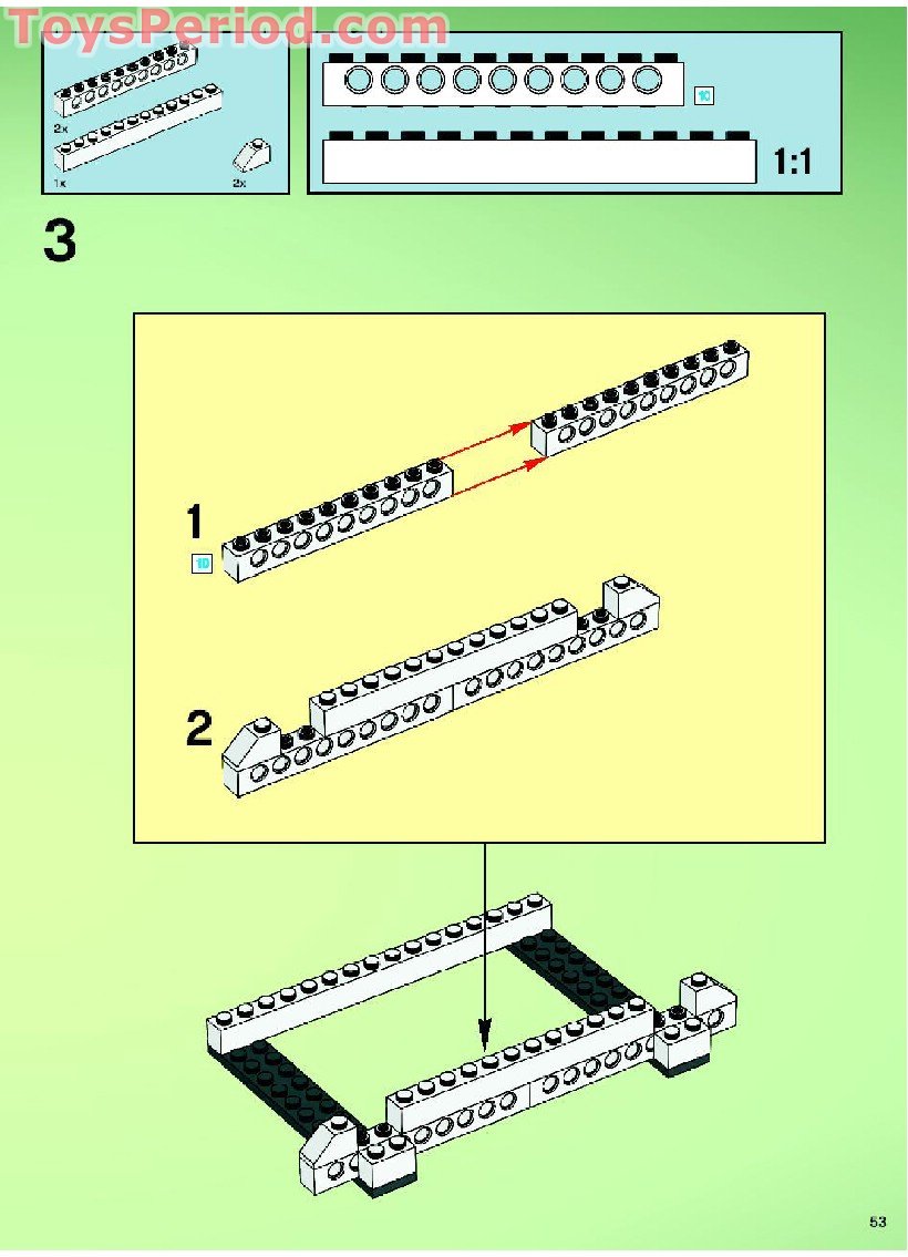 LEGO 7690 MB-01 Eagle Command Base Instructions and Parts List