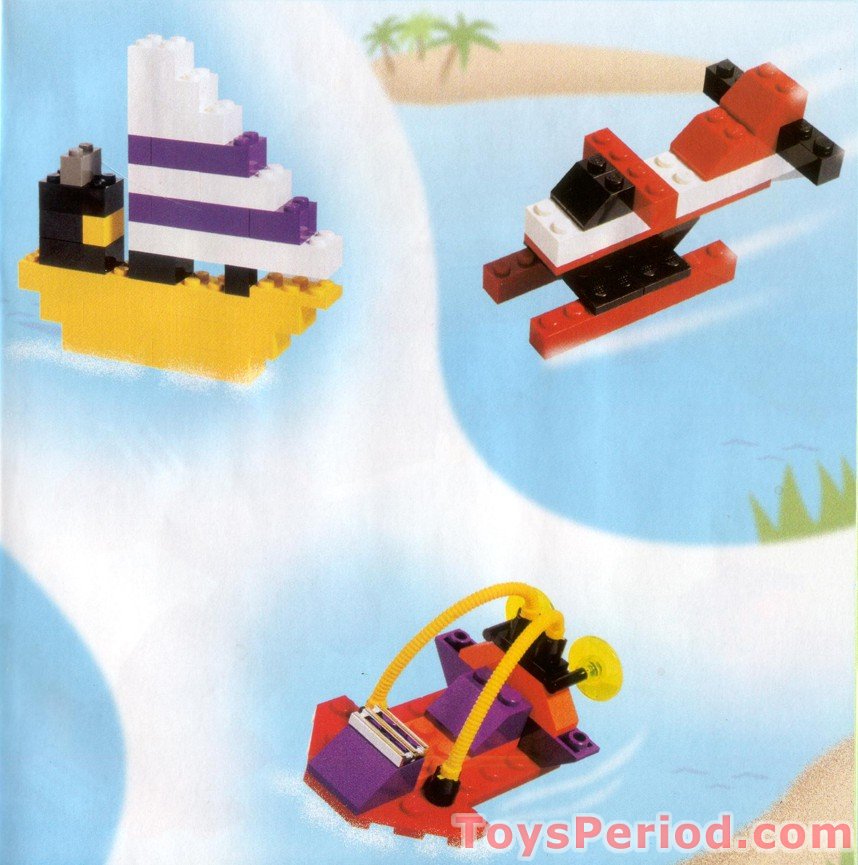 LEGO 7825 Creator Bucket Instructions and Parts List