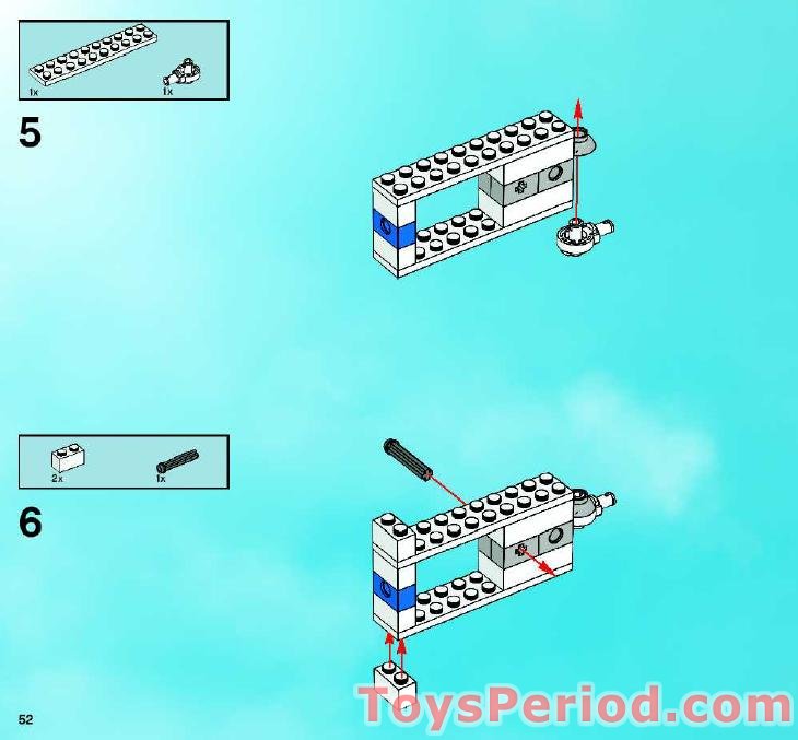 LEGO 8106 Aero Booster Instructions and Parts List