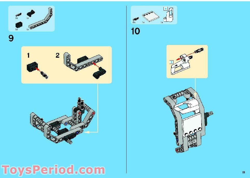 LEGO 8274 Combine Harvester Instructions and Parts List
