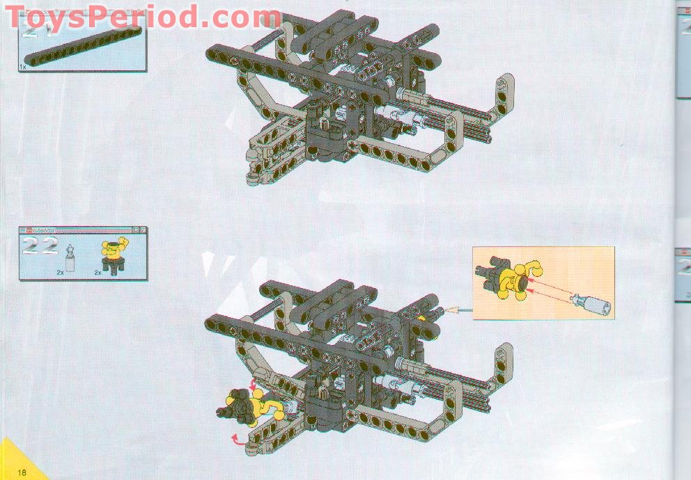 LEGO 8466 4x4 Off Roader Instructions and Parts List