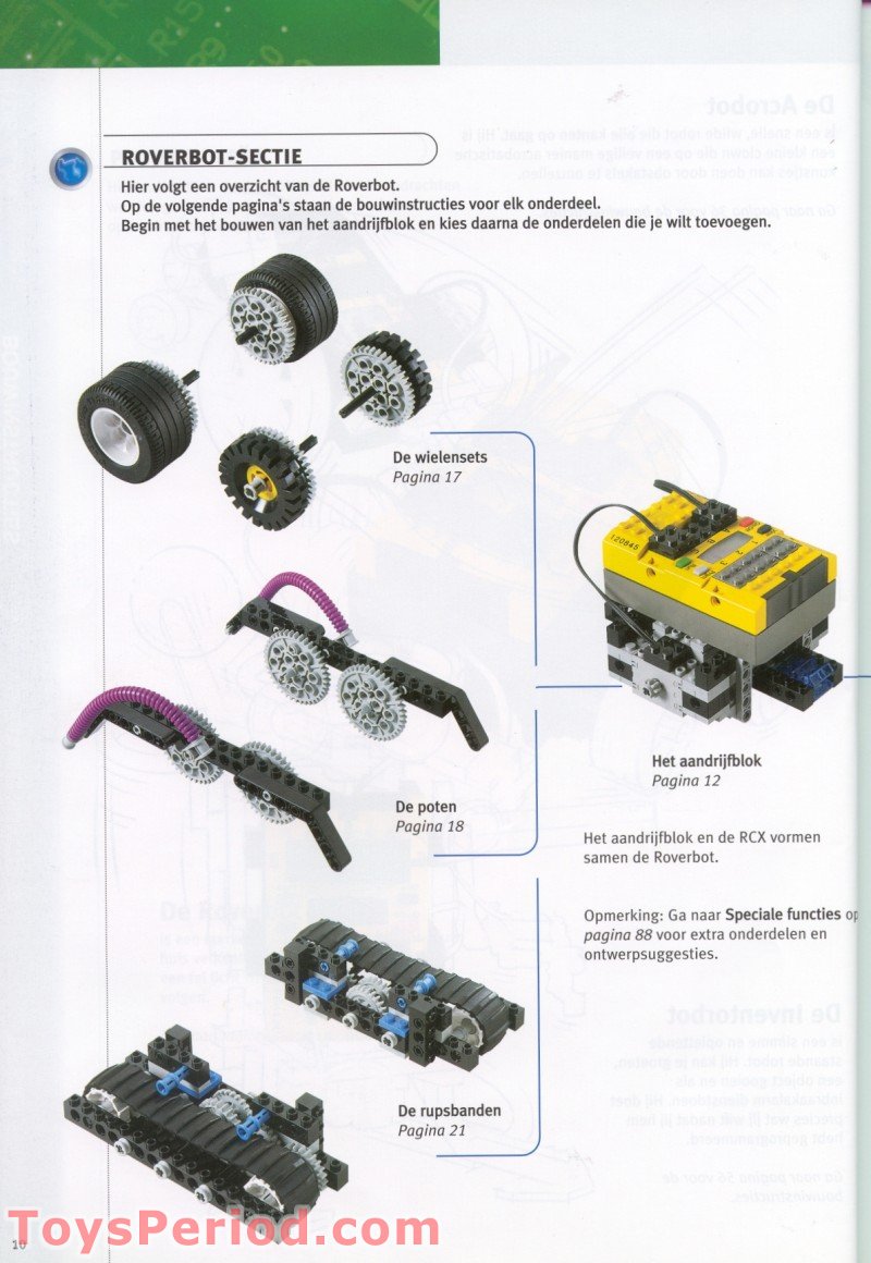 LEGO 9747 Robotics Invention System, Version 1.5 Instructions and Parts ...