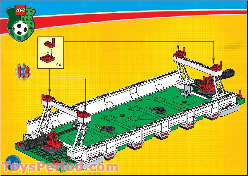 LEGO 3421 3 v 3 Shootout Instructions and Parts List