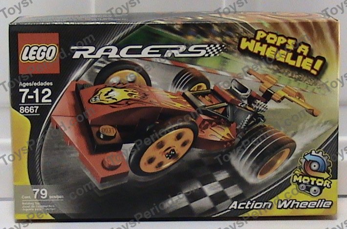 LEGO 8667 Action Wheelie Instructions and Parts List