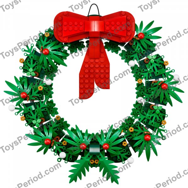 LEGO 40426 Christmas Wreath 2-in-1 Set Parts List