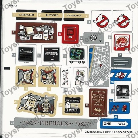 LEGO Sets with Part 75827stk01 Sticker Sheet for Set 75827 - Sheet 1 ...