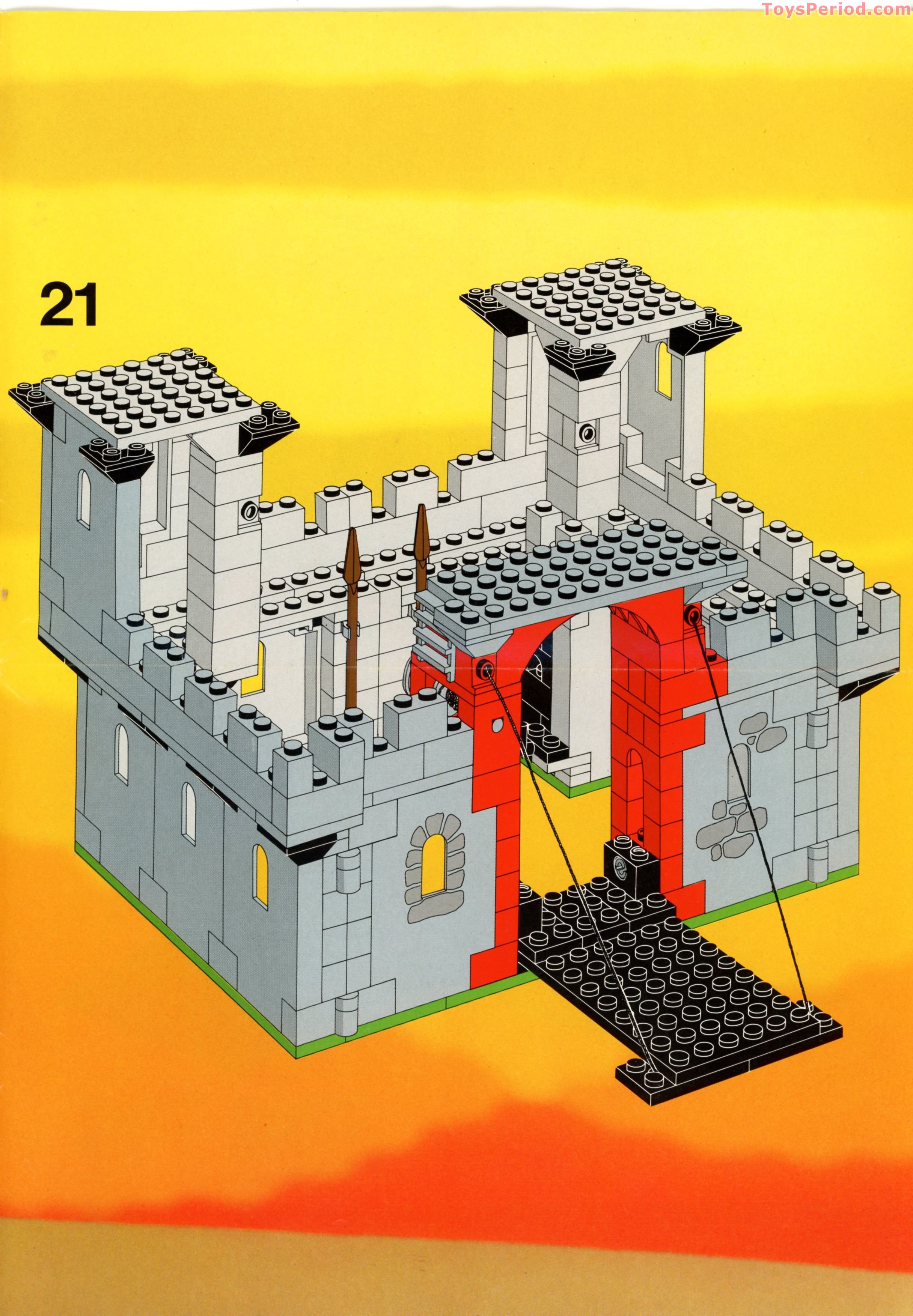 LEGO 6073 Knight's Castle Instructions and Parts List