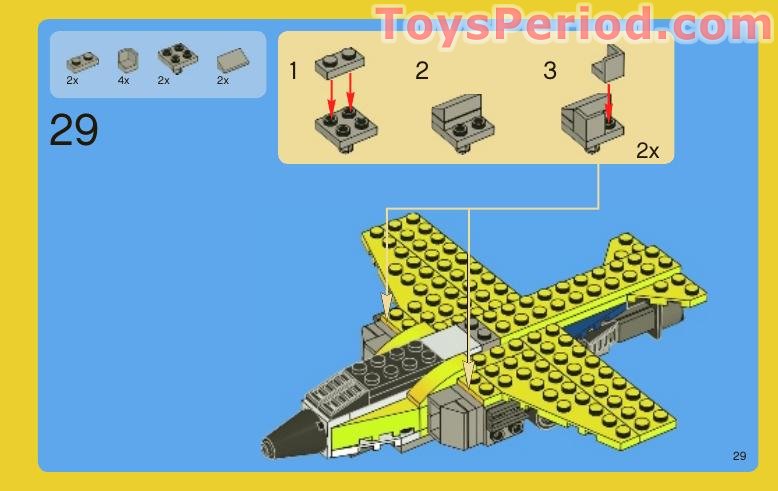 LEGO 6912 Super Soarer Instructions and Parts List