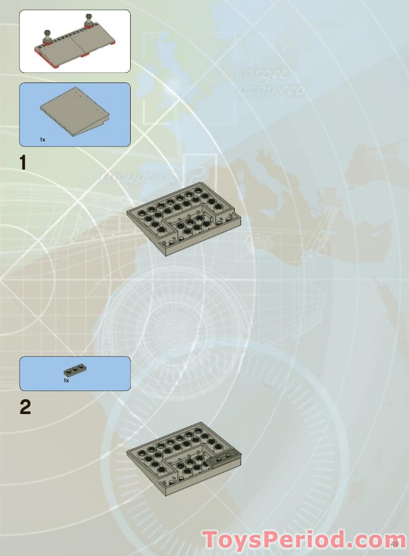 LEGO 8487 Flo's V8 Cafe Instructions and Parts List