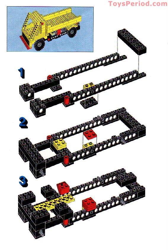 LEGO 855 Mobile Crane Instructions and Parts List