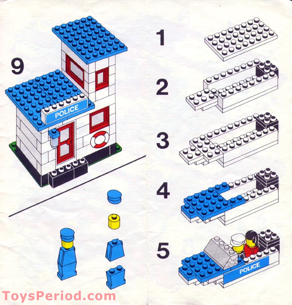 LEGO 364 Harbour Scene Instructions and Parts List