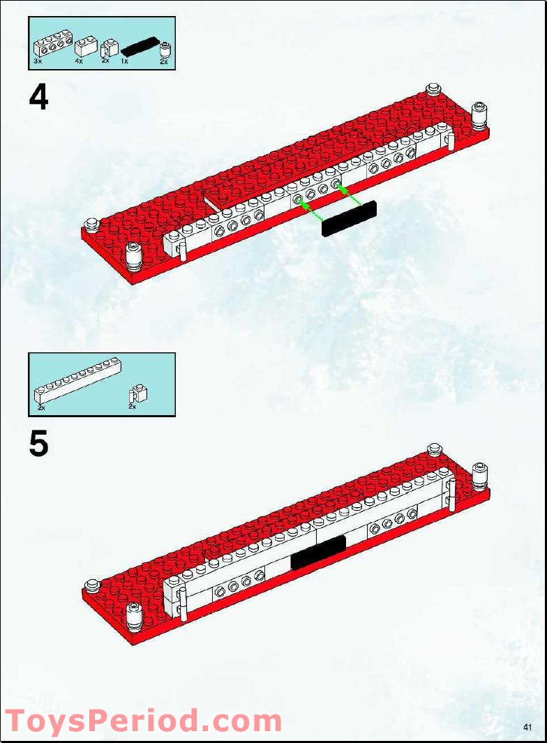 LEGO 10173 Holiday Train Instructions and Parts List