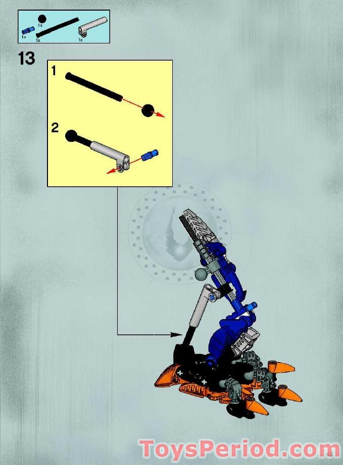 LEGO 10204 Vezon and Kardas Instructions and Parts List