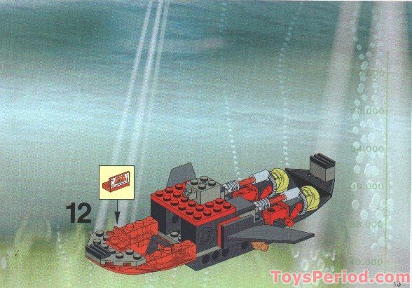 LEGO 4793 Ogel Shark Sub Instructions and Parts List
