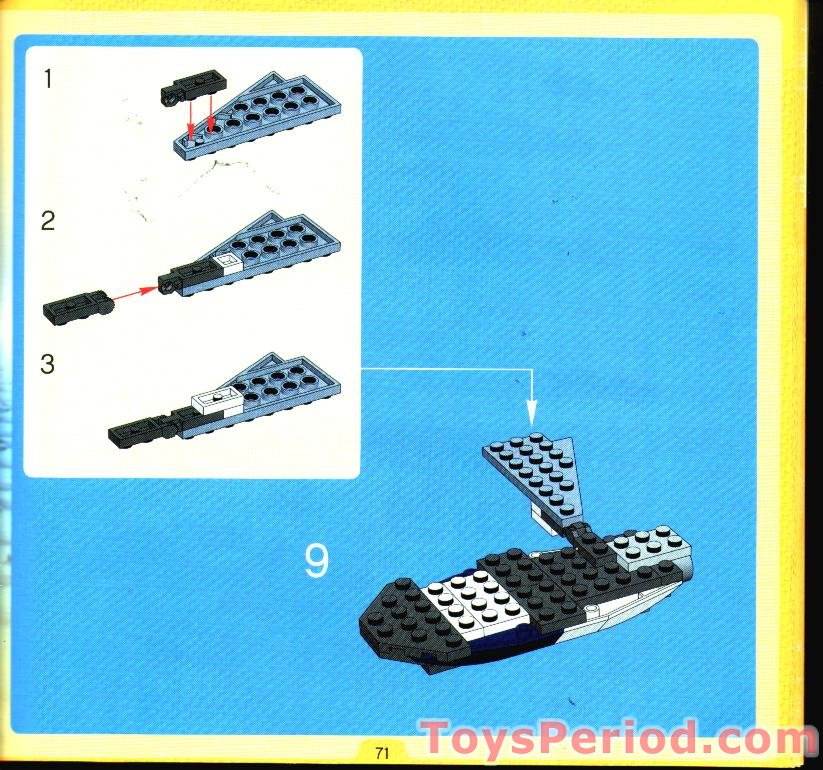 LEGO 4506 Deep Sea Predators Instructions and Parts List