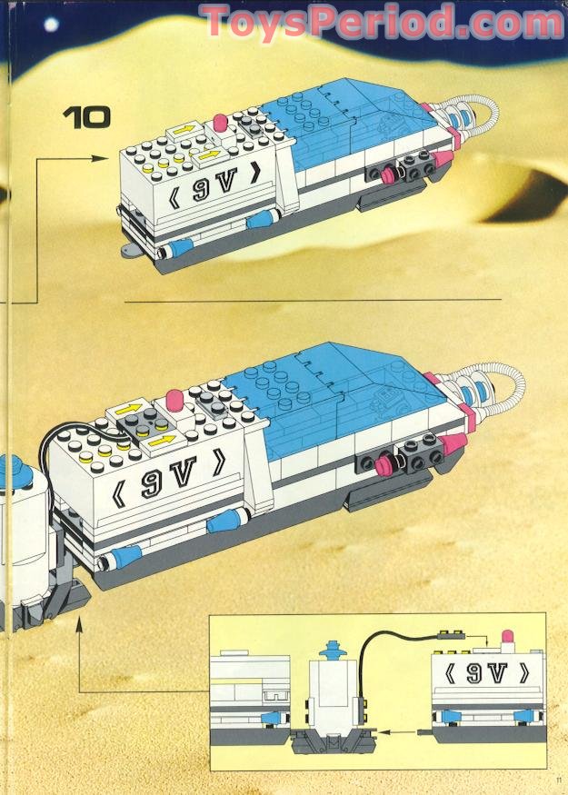 LEGO 6990 Monorail Transport System Instructions and Parts List