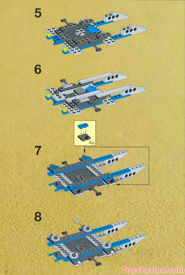 LEGO 6991 Monorail Transport Base Instructions and Parts List