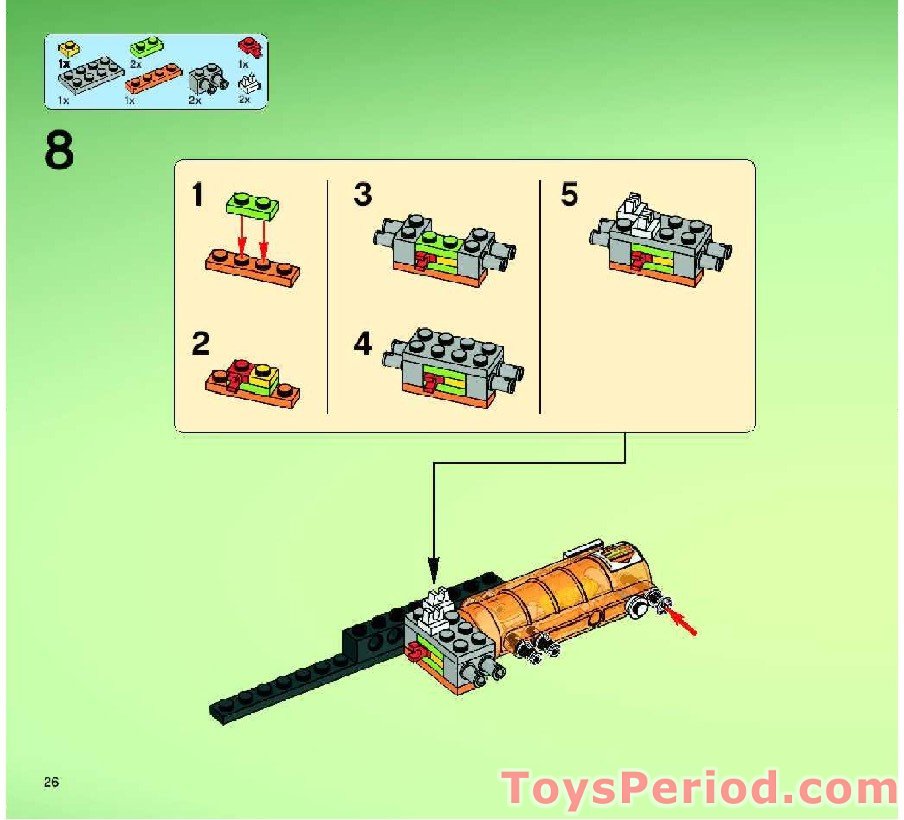 LEGO 7647 MX-41 Switch Fighter Instructions and Parts List