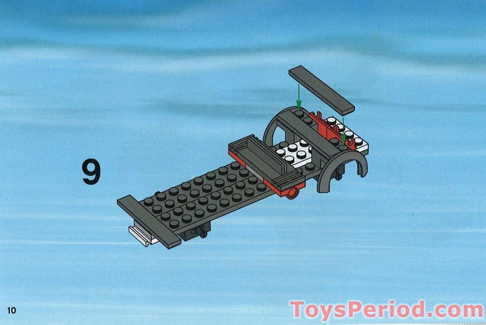 LEGO 7991 Recycle Truck Instructions and Parts List
