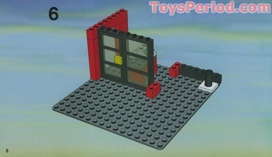 LEGO 7240 Fire Station Instructions and Parts List
