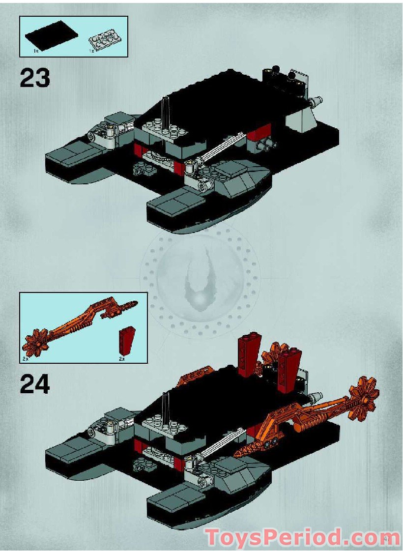 LEGO 8624 Race for the Mask of Life Instructions and Parts List