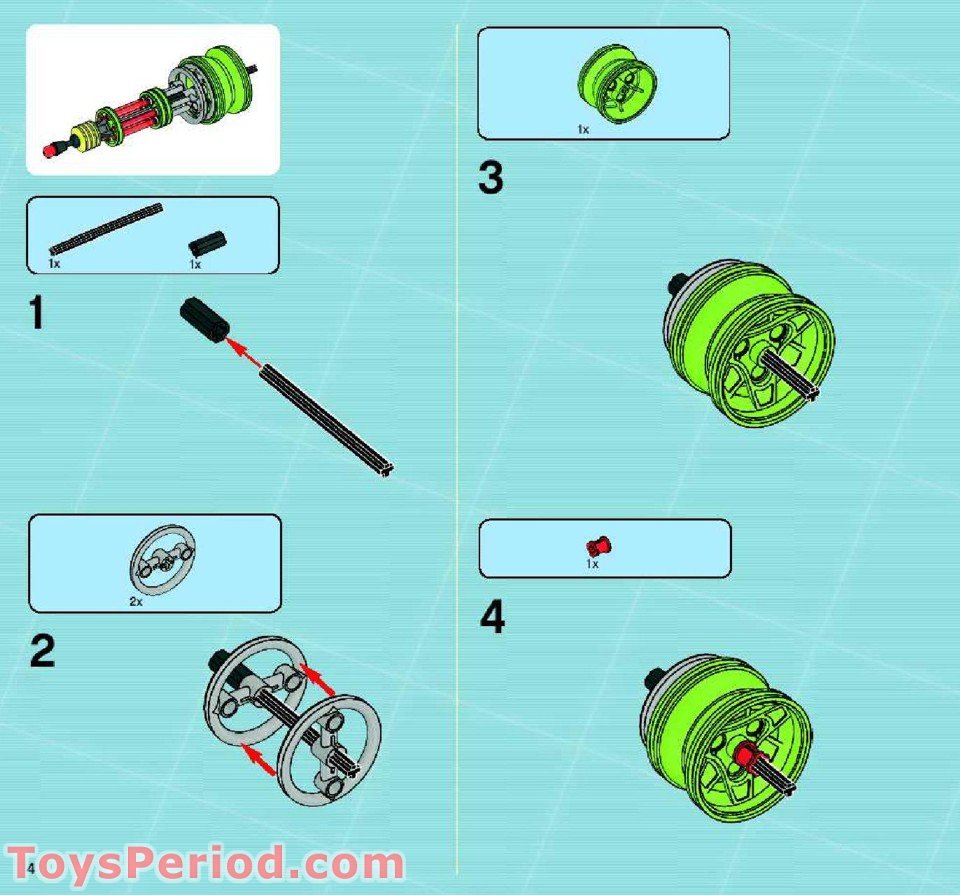 LEGO 8637 Mission 8: Volcano Base Instructions and Parts List