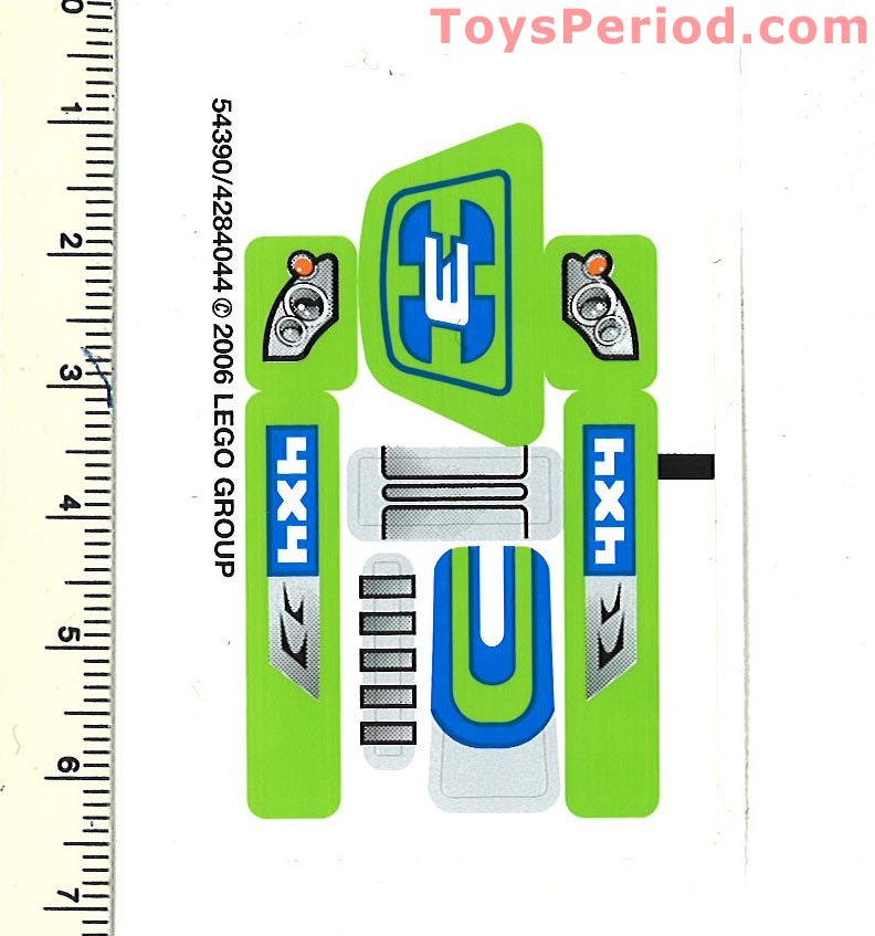 LEGO 8663 Fat Trax Instructions and Parts List