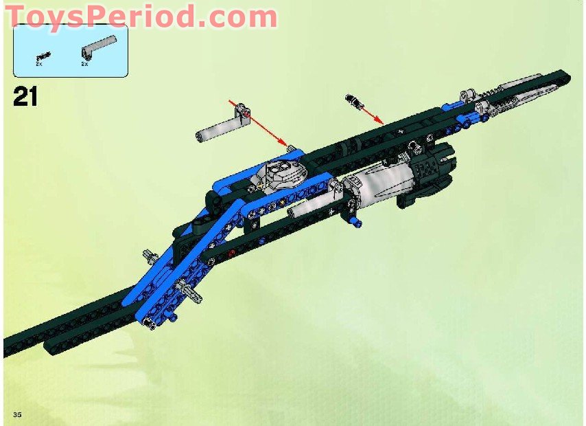 LEGO 8942-2 Jetrax T6 Limited Edition Instructions and Parts List