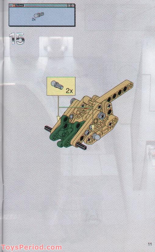 LEGO 8000 Pit Droid Instructions and Parts List