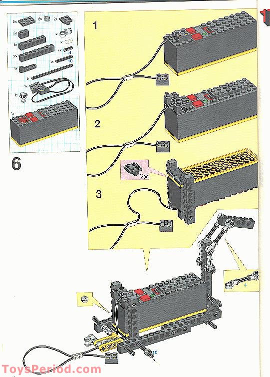 LEGO 8082 Multi Control Set Instructions and Parts List