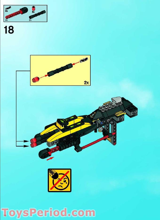 LEGO 8107 Fight for the Golden Tower Instructions and Parts List