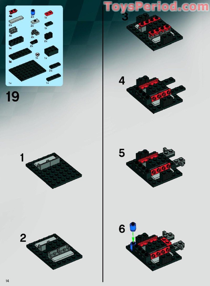 LEGO 8156 Ferrari FXX 1:17 Instructions and Parts List