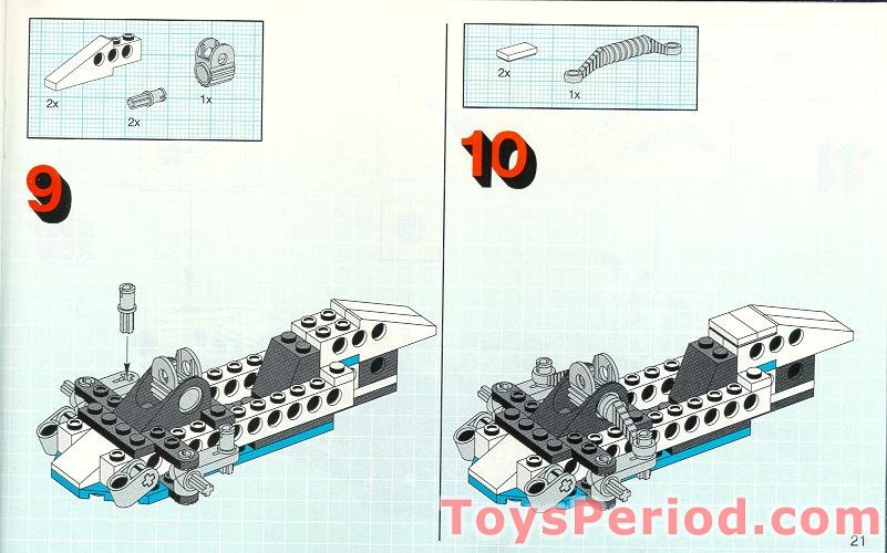 LEGO 8216 Turbo I Instructions and Parts List