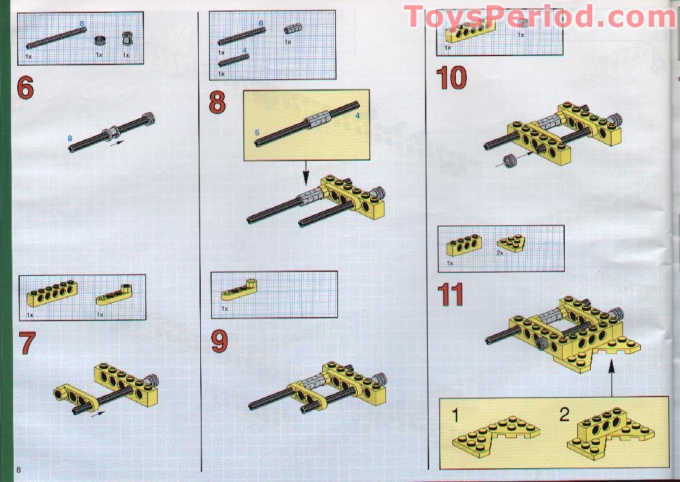 LEGO 8277 Giant Model Set Instructions and Parts List