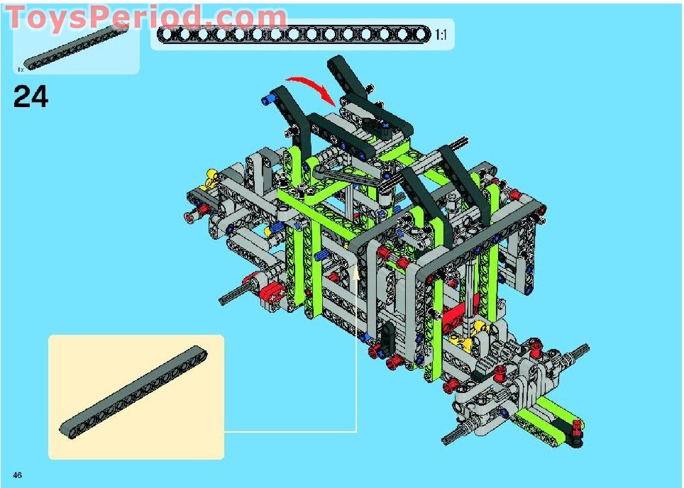LEGO 8274 Combine Harvester Instructions and Parts List