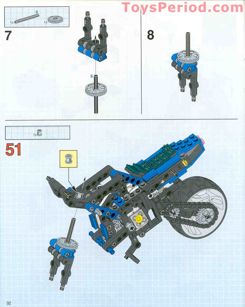 LEGO 8417 Mag Wheel Master Instructions and Parts List