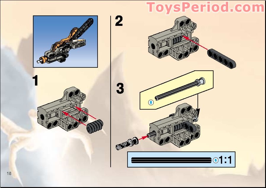 LEGO 8516 The Boss Instructions and Parts List