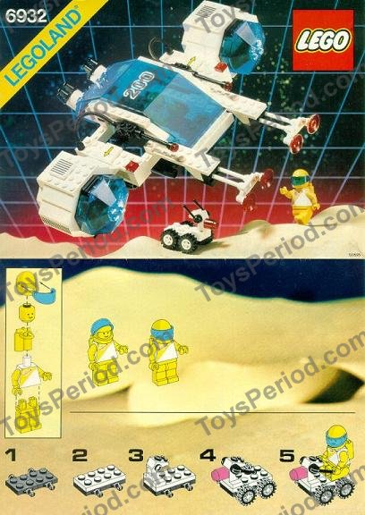 LEGO 6932 Stardefender 200 Instructions and Parts List