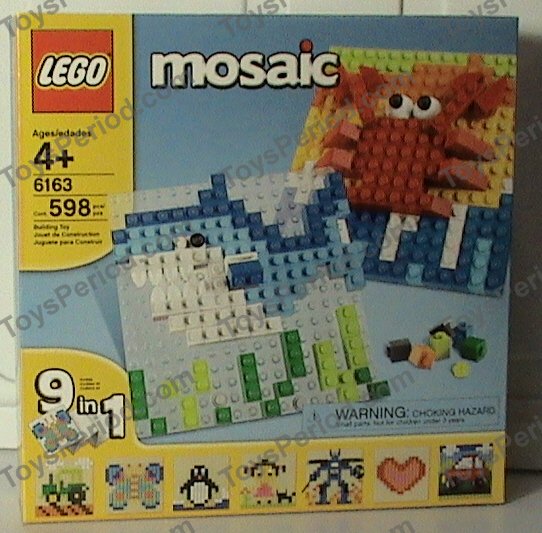 LEGO 6163 A World of LEGO Mosaic 9 in 1 Instructions and Parts List