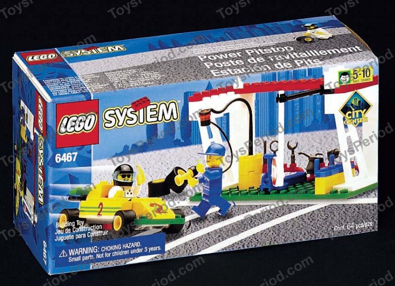 LEGO 6467 Power Pitstop Instructions and Parts List