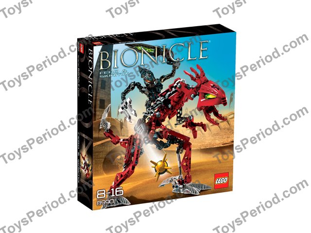 LEGO 8990 Fero and Skirmix Instructions and Parts List