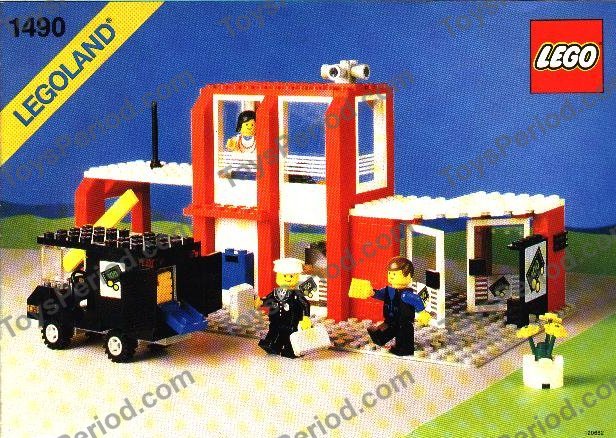 LEGO 1490 Town Bank Instructions, from 1988 | LEGO Reference
