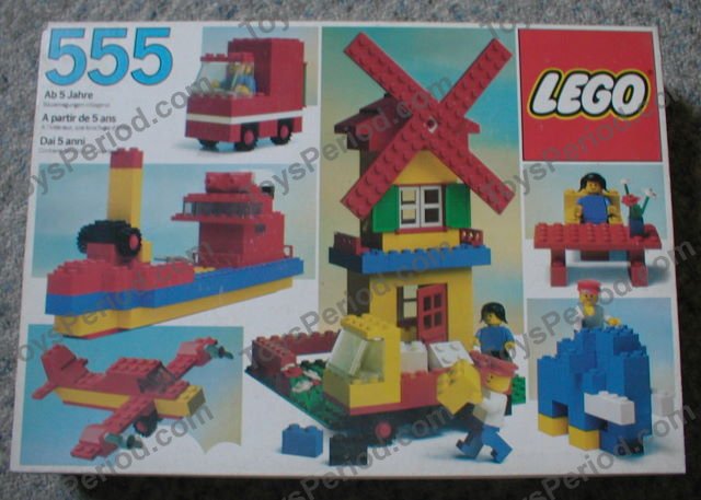 LEGO 555-2 Universal Building Set Instructions and Parts List