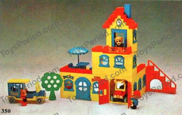 LEGO 350-3 Town Hall with Leonard Lion and Friends Instructions and ...