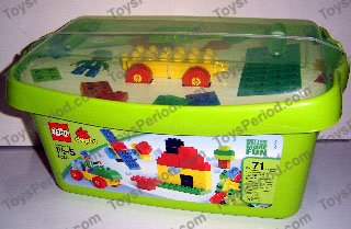 LEGO 5380-2 Large Brick Box - Green Plate Version Set Parts List