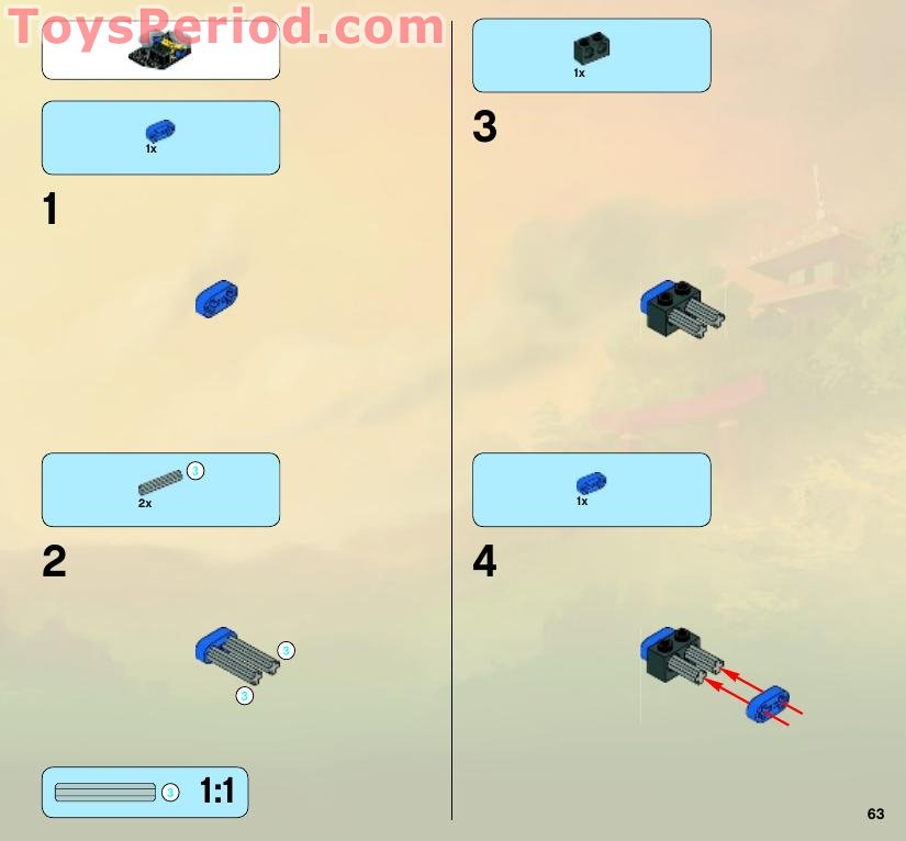 LEGO 9443 Rattlecopter Instructions and Parts List